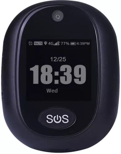 Ceas inteligent urmarire GPS si buton SOS pentru persoane varstnice si ...