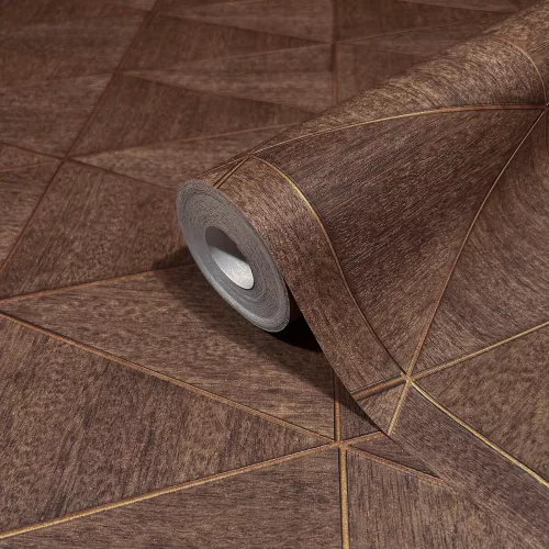 Tapet modern imitatie lemn mozaic Maro 33361 33361 - cel.ro