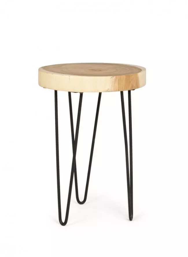 Set 2 masute lemn fier Tuala 35x48 cm 0680467 - cel.ro