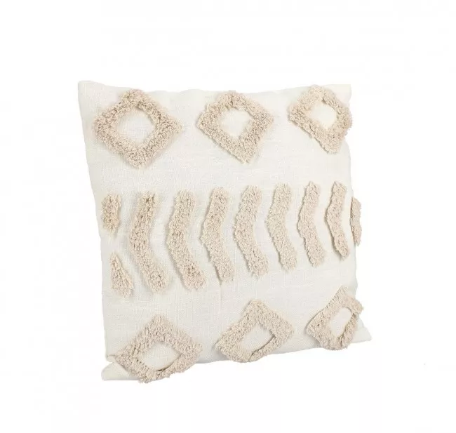 Set 5 perne decorative textil ivoire bej 45x45 cm 0463733 - cel.ro