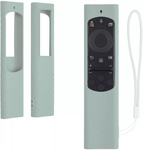 Husa Telecomanda Kwmobile pentru Samsung Smart TV TM2280e Verde Silicon ...