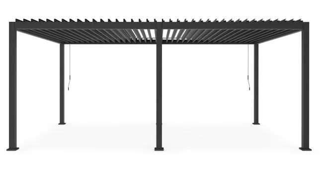 Pavilion gradina gri antracit Ocean 600x360x250 cm