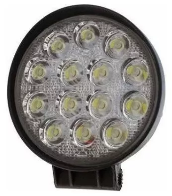 Proiector LED Auto Offroad 42W/12V-24V 3080 Lumeni Rotund Spot Beam 30 ...