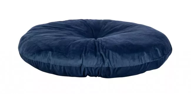 Set 4 perne podea catifea albastra Artemis 90 cm 0463722 - cel.ro