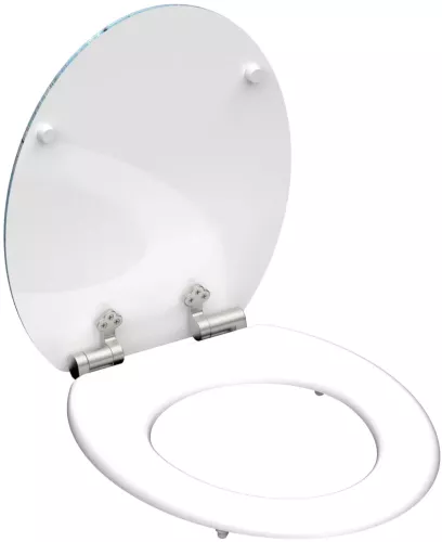 SCHUTTE Scaun WC SHELL HEART inchidere silentioasa extralucios MDF ...