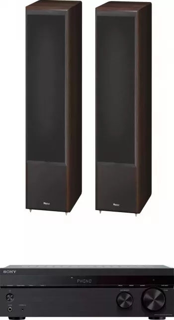 Sistem Audio Profesional cu Bluetooth 2 boxe Magnat Monitor 802 2x170w ...