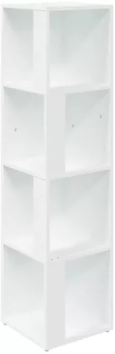 VidaXL Dulap de colt alb 33x33x132 cm PAL 809035 - cel.ro