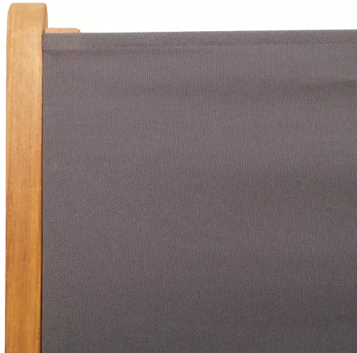 VidaXL Scaune de gradina rabatabile 8 buc. textil antracit/lemn masiv ...