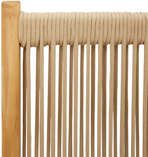 VidaXL Scaune de gradina rabatabile 8 buc. bej lemn masiv acacia ...