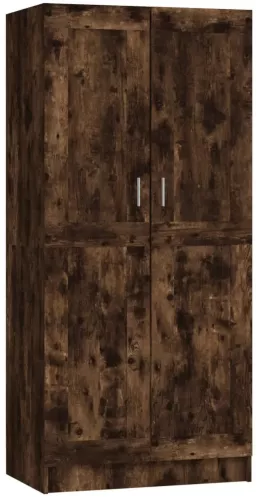 VidaXL Sifonier stejar fumuriu 82 5x51 5x180 cm lemn prelucrat 826638 ...