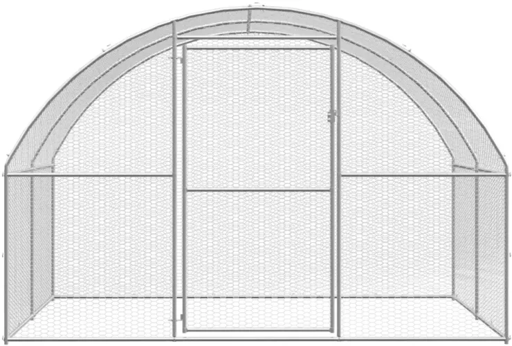 VidaXL Voliera de pasari pentru exterior 3x2x2 m otel galvanizat