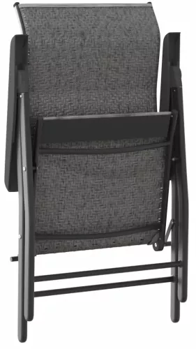 VidaXL Scaune Rabatabile De Gradina 8 buc. gri poliratan 3270613 - cel.ro