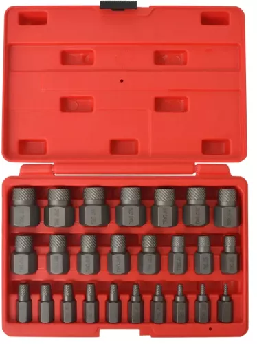 VidaXL Set extractor suruburi caneluri multiple 25 de piese otel 210381 ...