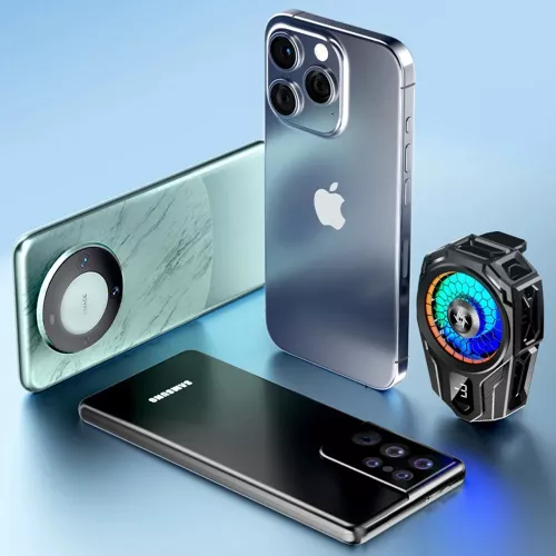 Ventilator pentru Telefon cu Buton - Techsuit SL16 - Black wjnw ...