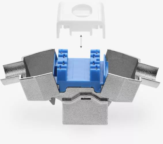 Set 24 Mufe CAT8 de 40 Gbit pentru cabluri Ethernet RJ45 Kwmobile ...