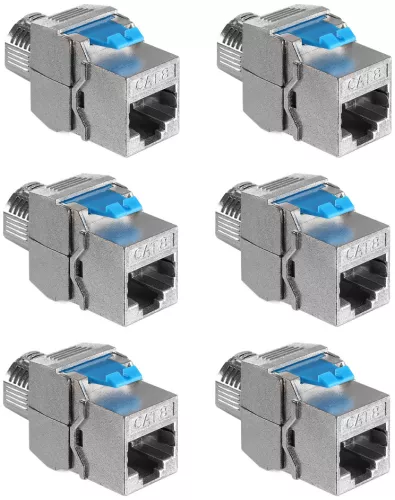 Set 6 Mufe CAT8 de 40 Gbit pentru cabluri Ethernet RJ45 Kwmobile ...