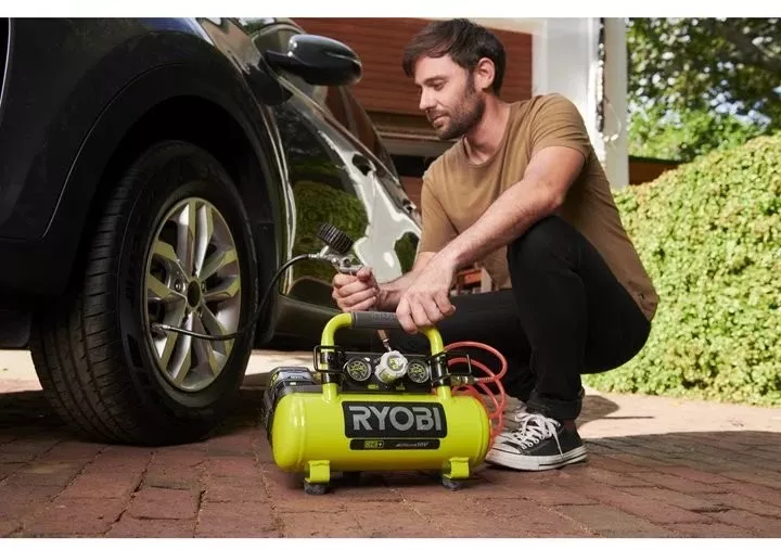 Compresor aer 4L 120 PSI 18V Ryobi R18AC-0