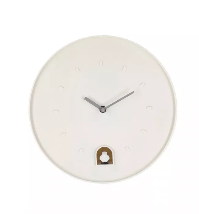 Ceas perete alb Damian 30x8 cm 0185559 - cel.ro