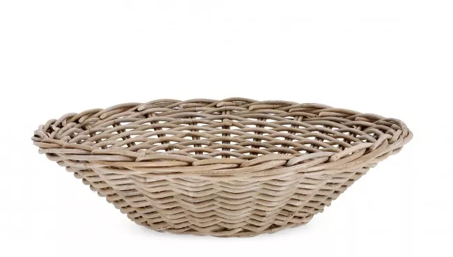 Cos ratan gri Randy 60 cm 0380943 - cel.ro