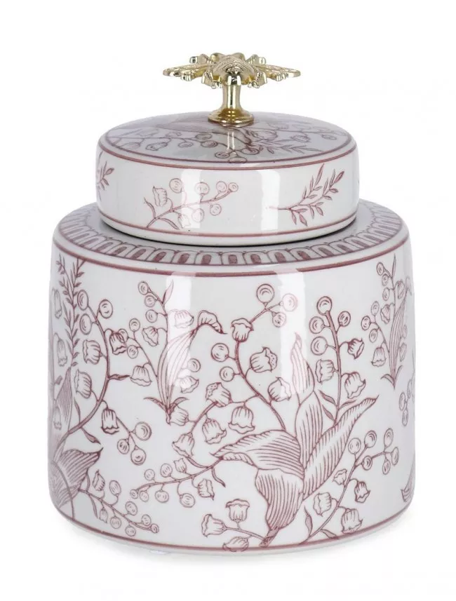 Set 2 boluri decorative portelan 15x19 cm 0503285 - cel.ro