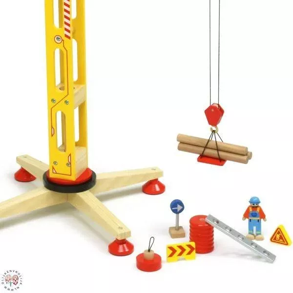 Macara din lemn cu inaltime 80 cm - Set pentru copii hqv4_672887886 ...