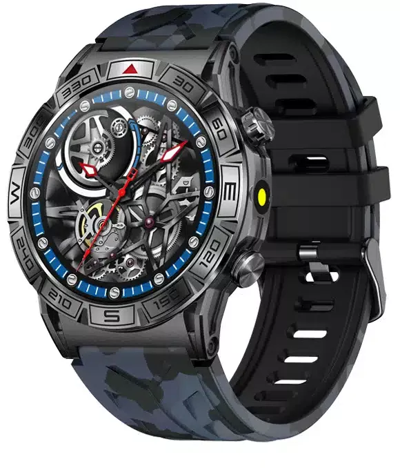 Ceas Smartwatch Barbati Rezistent la Apa iQuality® Military Edition 1ATM