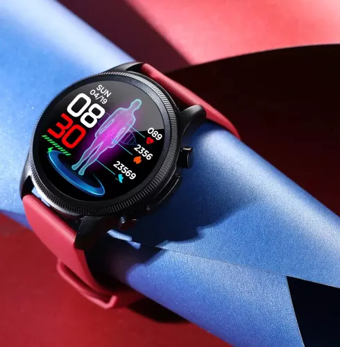 Smartwatch iQuality StarBurst EKG Glucometru Termometru Tensiune 24h ...