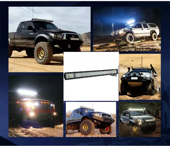 Proiector auto LED SMD cu suport 648W 120cm MRKT11255 - cel.ro