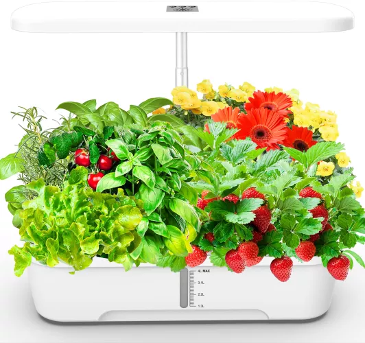 Sistem de cultivare hidroponica ghiveci inteligent jardiniera smart 12 ...