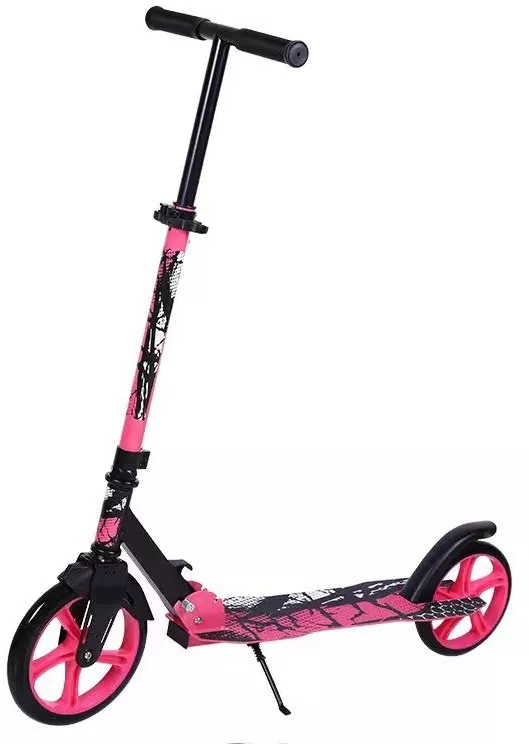 Trotineta cu 2 roti cadru din otel roti 18 si 23 cm din PU frana 88.80 ...