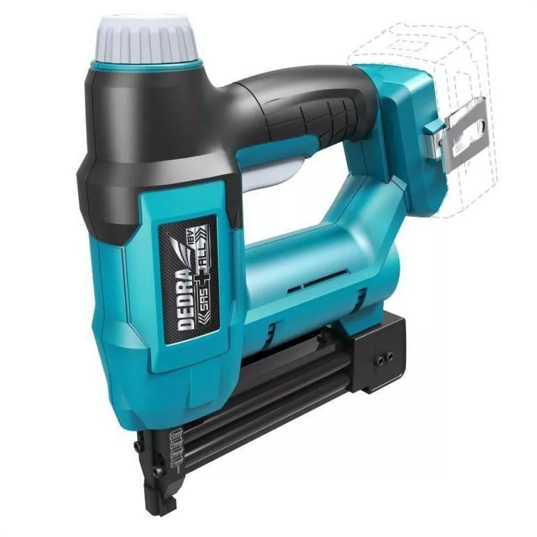 Capsator 2 in 1 capse si cuie cu acumulator 2 Ah incarcator 18V - cel.ro