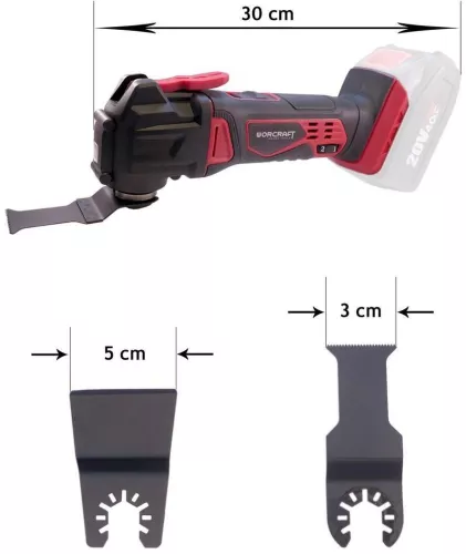 Unealta multifunctionala 20V Li-ion cu acumulator 2 Ah incarcator cu ...