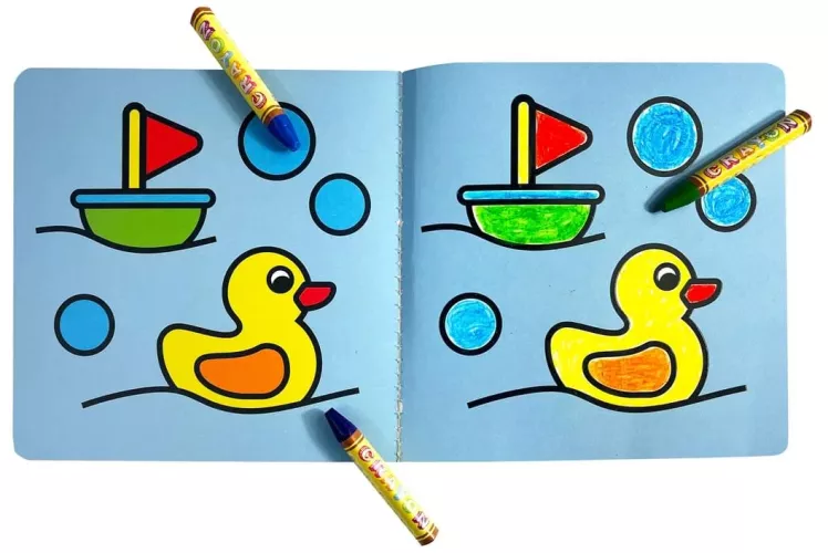 Carte de colorat cu contur reliefat - Our Day ggax_996844195 - cel.ro