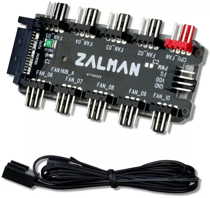 Fan controller Zalman ZM-PWM10 FH 10-port PWM zm-pwm10 fh - cel.ro