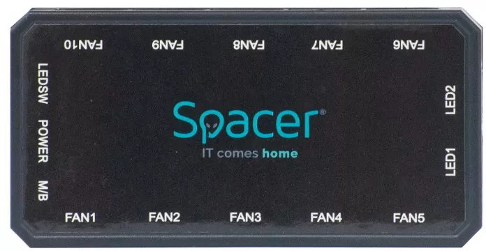 HUB Fan controller Spacer SPFC-RGB-6P ARGB spfc-rgb-6p - cel.ro