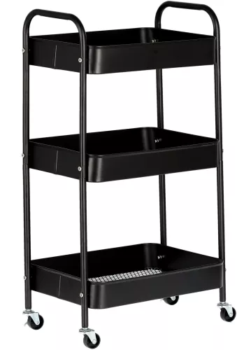 Ajutor cosmetician pentru coafor carucior cu roti pentru vopsire ST034B ...