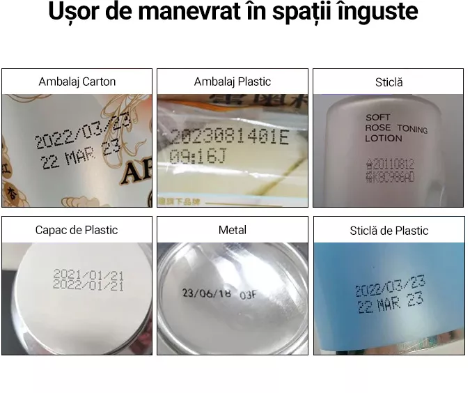 Imprimanta Portabila de Mana cu Cerneala Uscare Rapida Touchscreen ...