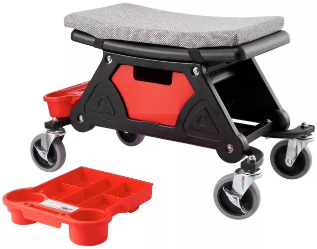 Scaun mobil service auto 4 x roti 3 x tavi depozitare Dimensiunea ...