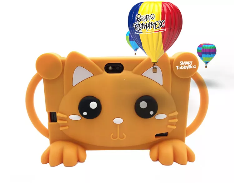Tableta copii SMART TabbyBoo Kitty PRO 2024 1000 jocuri si activitati ...
