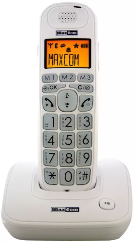 Telefon digital fara fir MaxCom Office MC6800 Alb mc6800 white - cel.ro