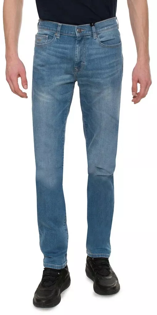 Blugi barbati Regular fit Harmont & Blaine W01234J76 Albastru M INTL ...