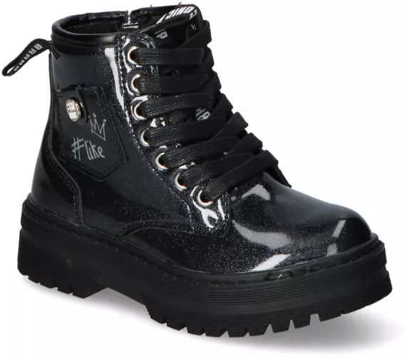 Botine Shone copii 81587-006 Negru 31 EU 6qf3_953233119 - cel.ro