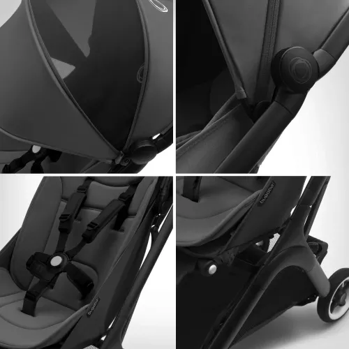 Carucior Bugaboo Butterfly Black/Midnight Black BG100025011 - cel.ro