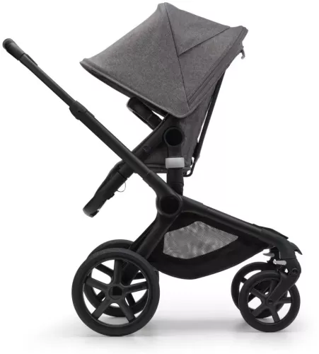 Carucior Bugaboo Fox 5 Black/Grey Melange 2 in 1 BG100051054 - cel.ro