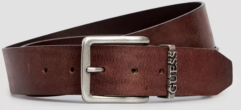 Curea din piele Guess BM7506 105 Maro kyb4_953234602 - cel.ro