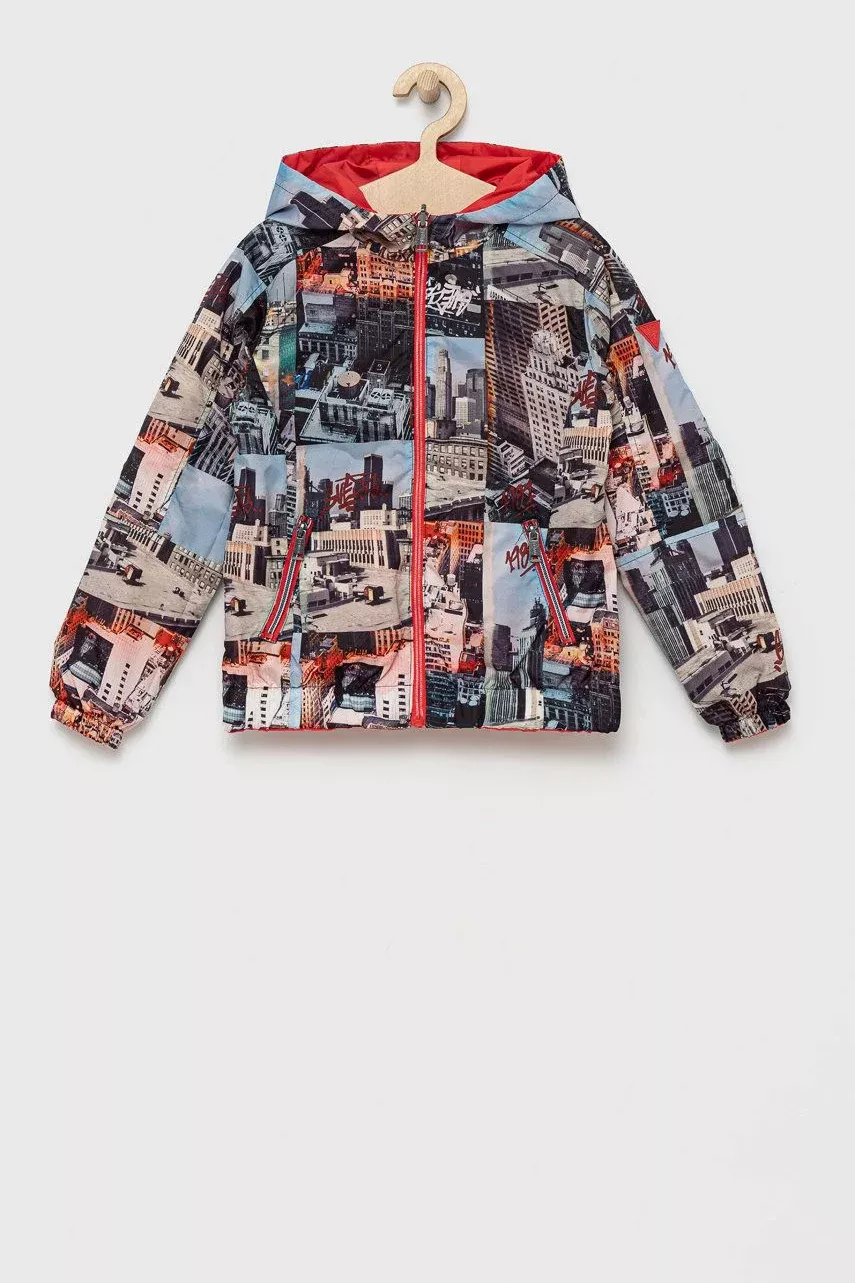 Geaca baieti guess reversibila 140 CM Rosu 10 ani gnd9_953229962 - cel.ro