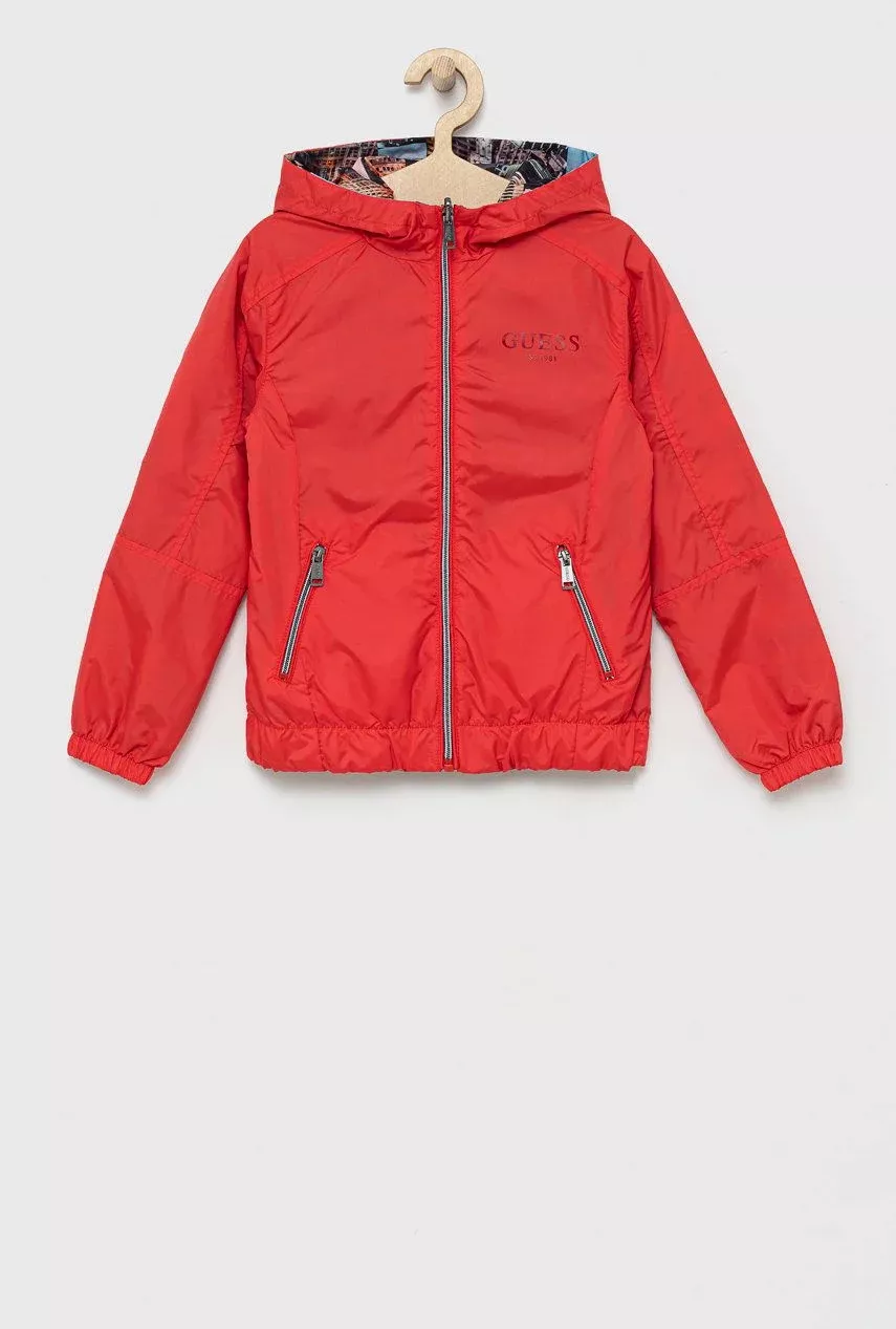 Geaca baieti guess reversibila 140 CM Rosu 10 ani gnd9_953229962 - cel.ro