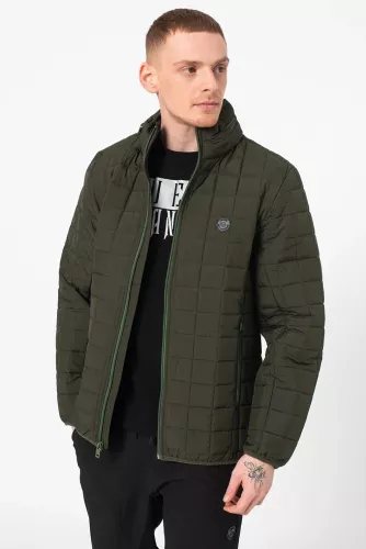 Geaca barbati Guess usoara cu vatelina Verde feriga M INTL qguy ...