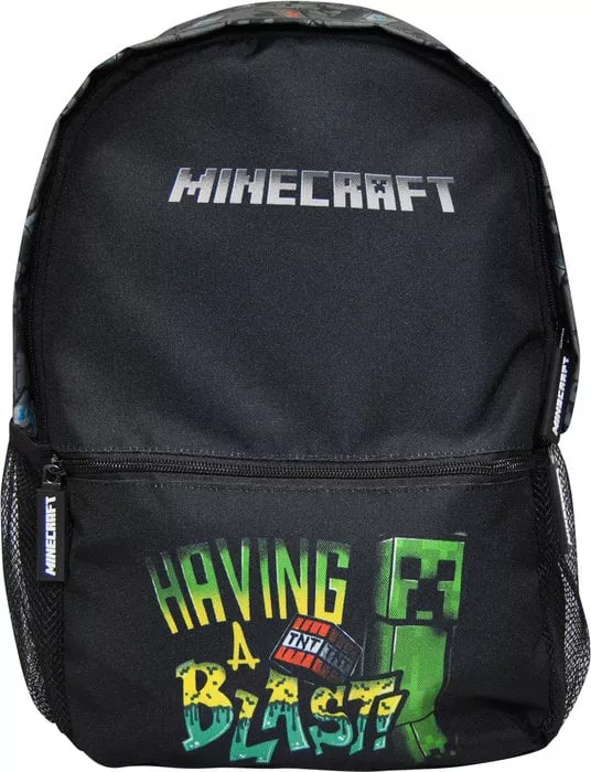 Rucsac Minecraft having a tnt blast 40 x 29 x 13 cm Negru 40 x 29 x 13 ...