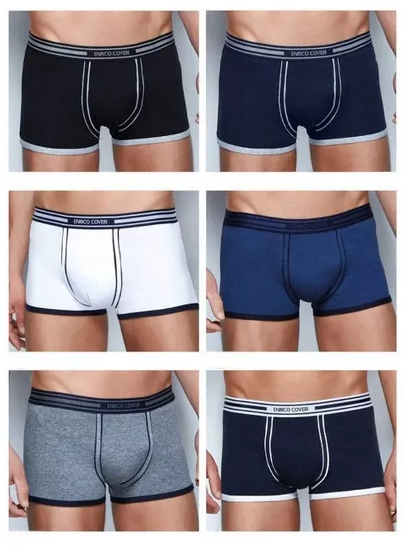 Set 6 Boxeri barbati Enrico Coveri EB1213 Multicolor XL INTL kwwg ...